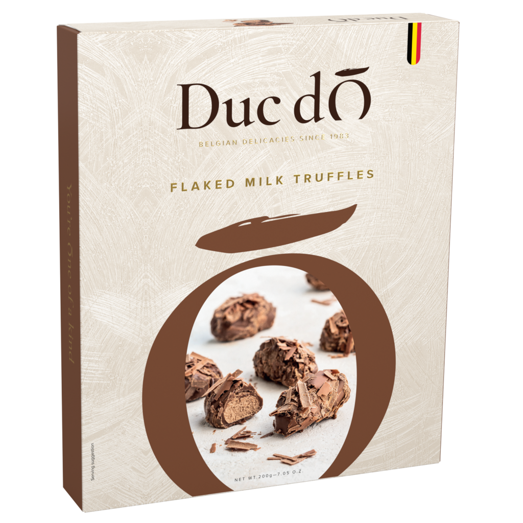 Duc d'O Flaked Truffles Milk 200g - Duc d'O